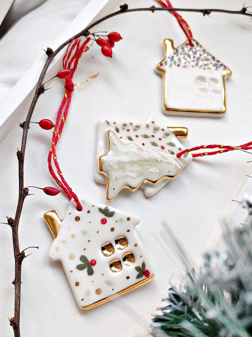 Set 3/1 Winter House – Ani Ceramic