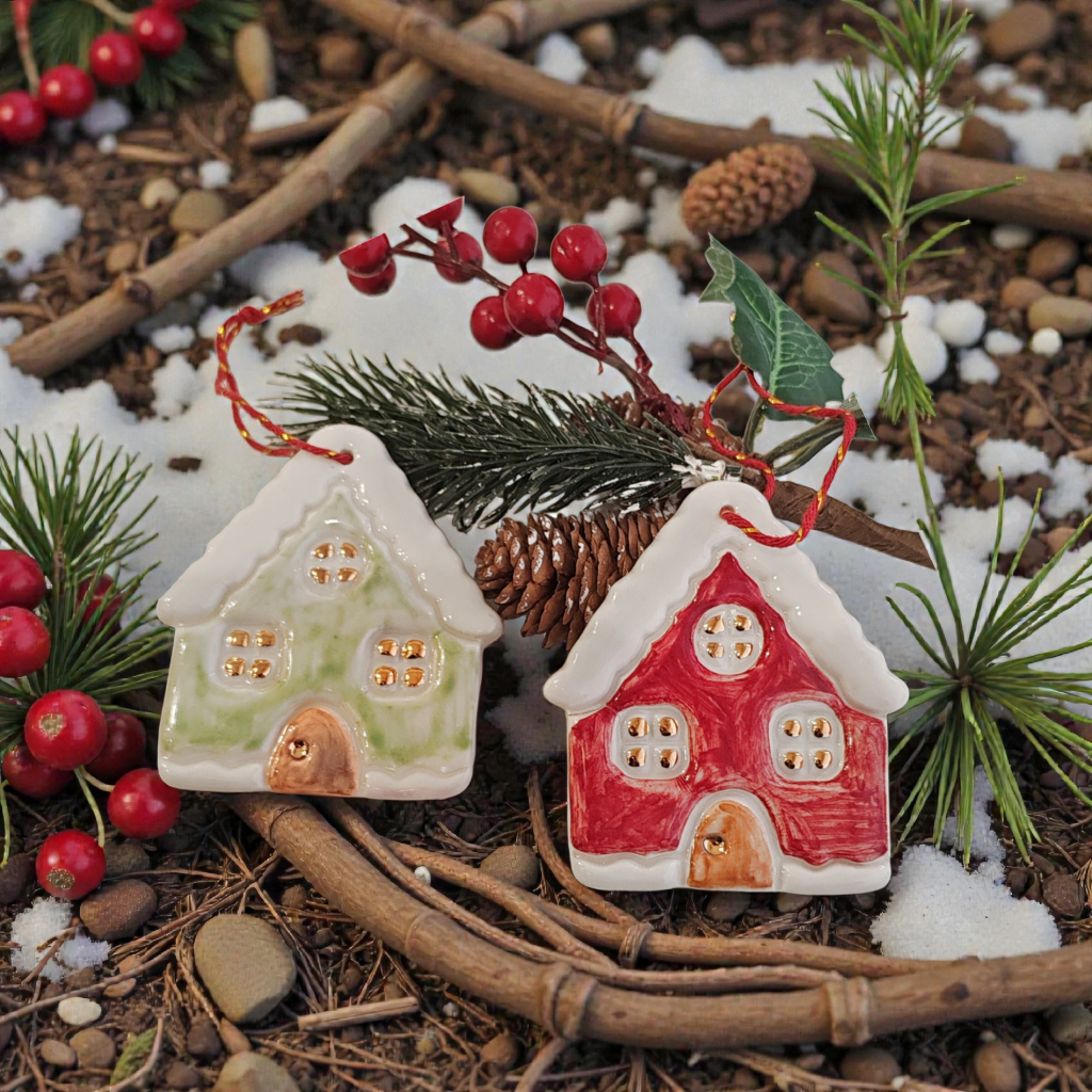 Set 2/1 Winter House – Ani Ceramic